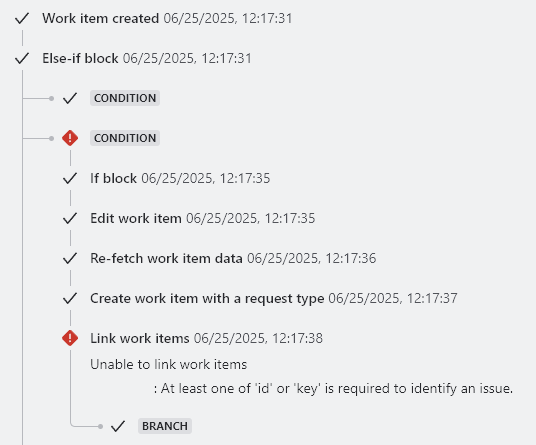 Solved: Automation to Link Work Item using Variable