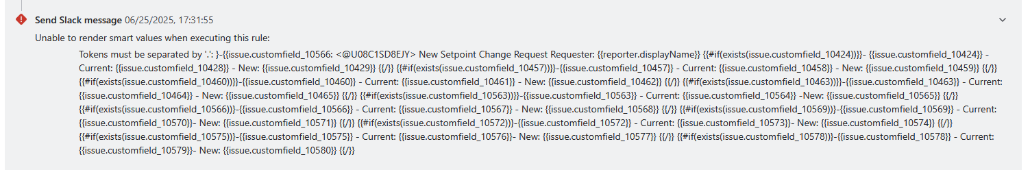 Solved: Conditional Logic Smart Values Causing Error