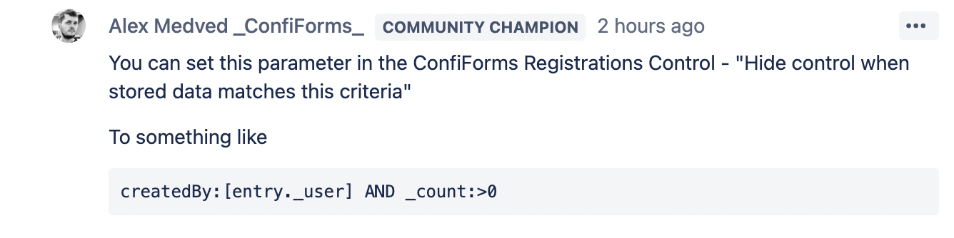 How to hide the whole confiforms Form Definition