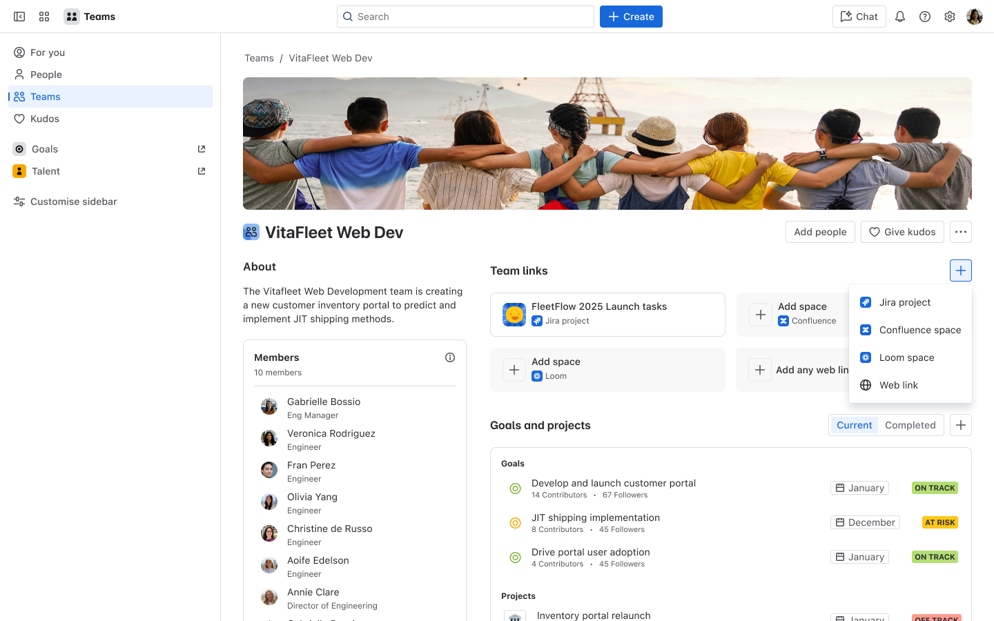 Introducing Team links: Centralize all your team's... - Atlassian Community