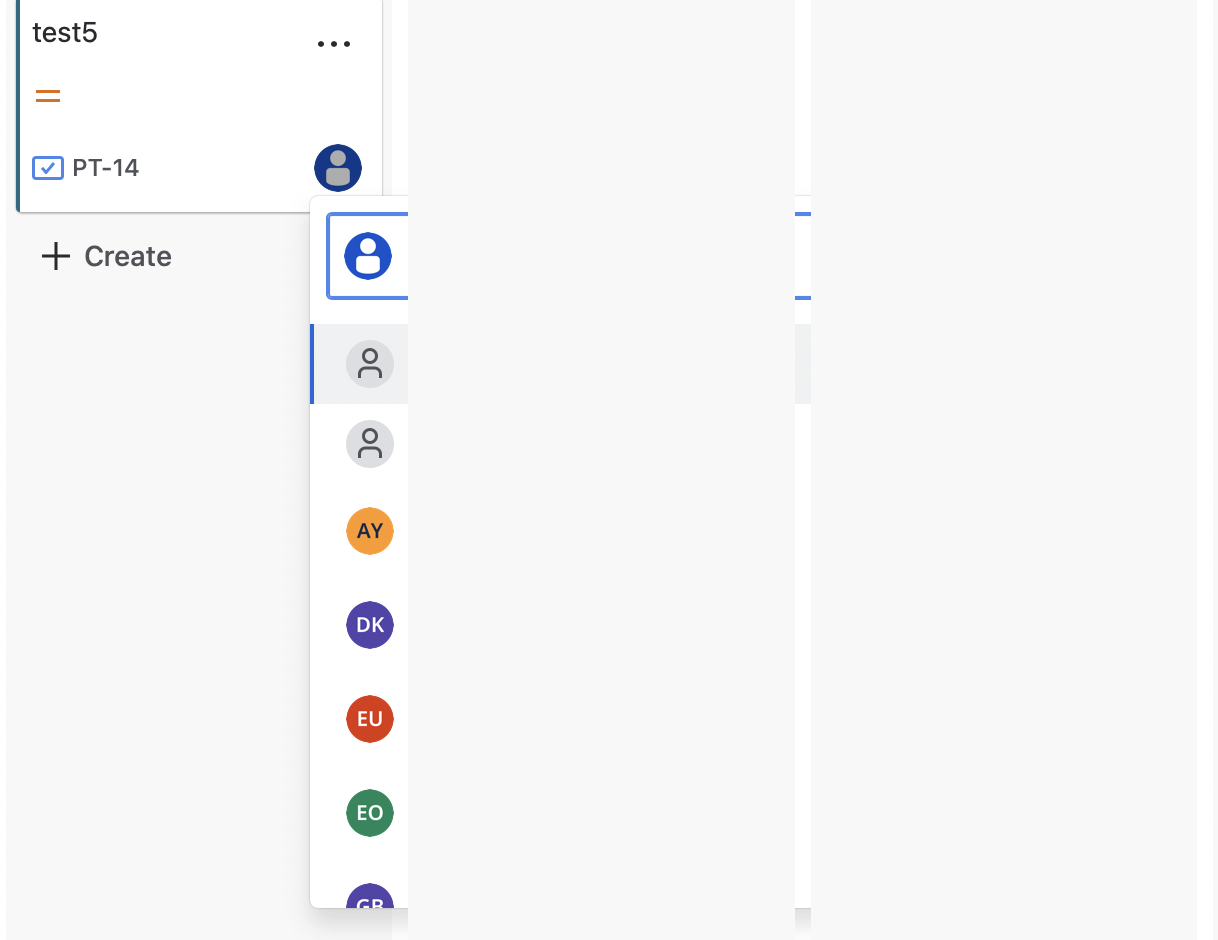 When I try to change the assignees of a task, the ...
