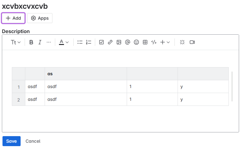 Solved: Issue with tables in a story
