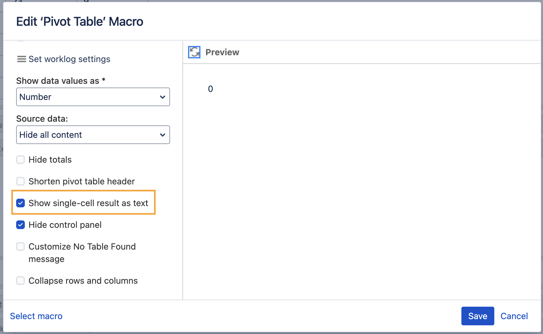 Solved: Default value on Pivot Table