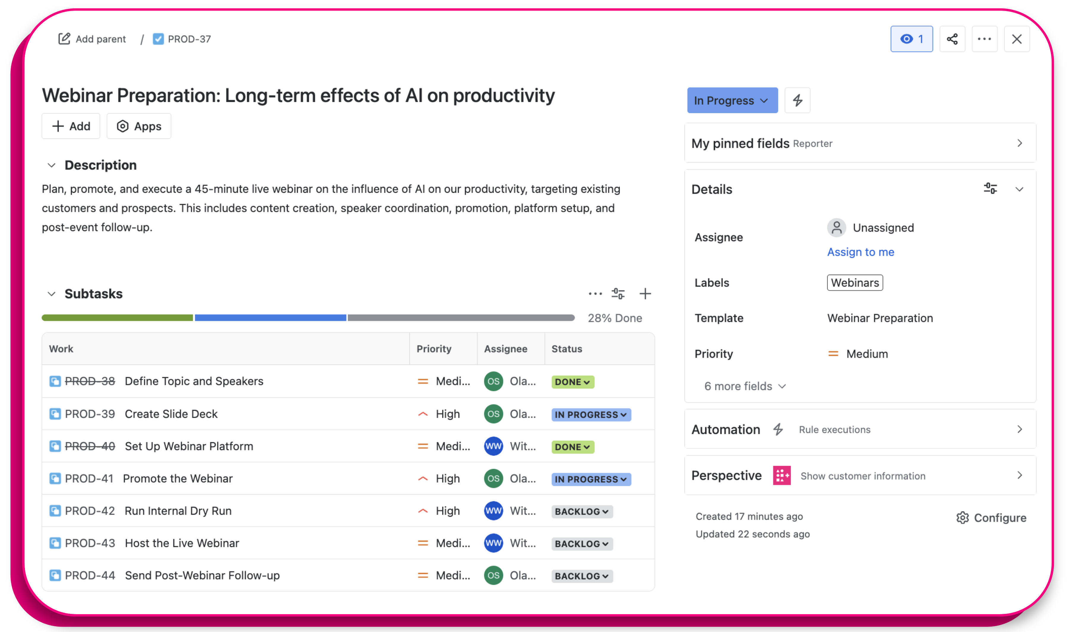 Structuring Jira Tasks for Success with Subtasks a... - Atlassian Community
