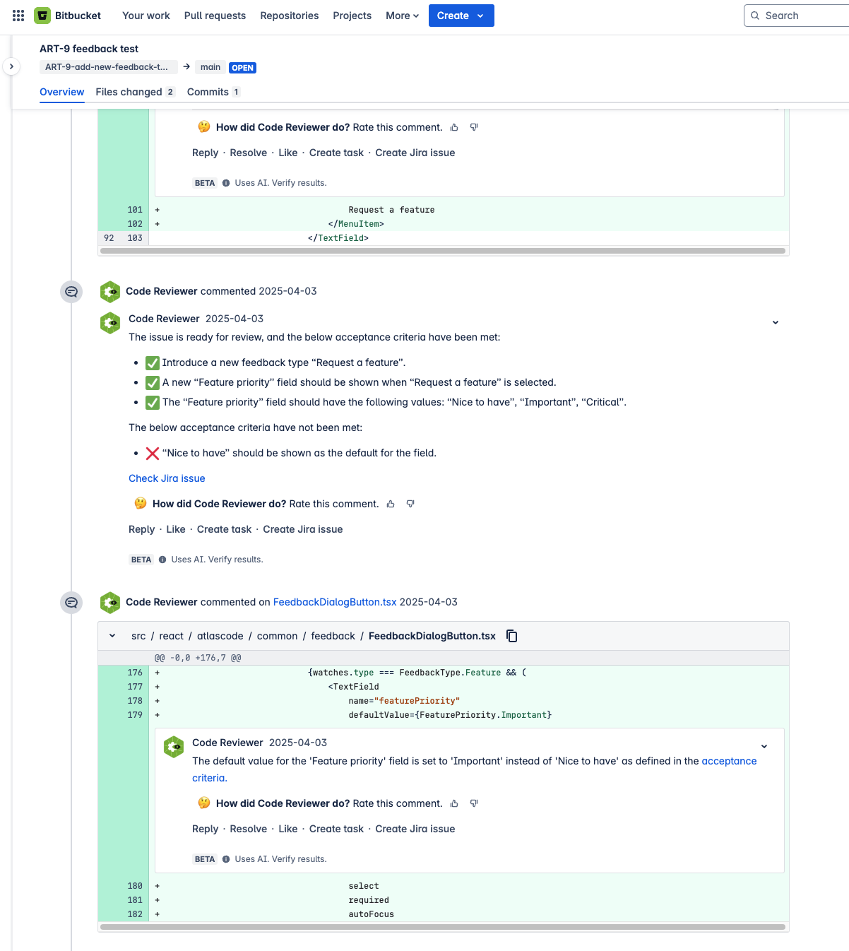 Automate Requirements Validation with Atlassian Code Reviewer