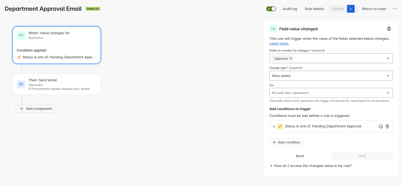 I am adding multiple approvers to a ticket and it ...