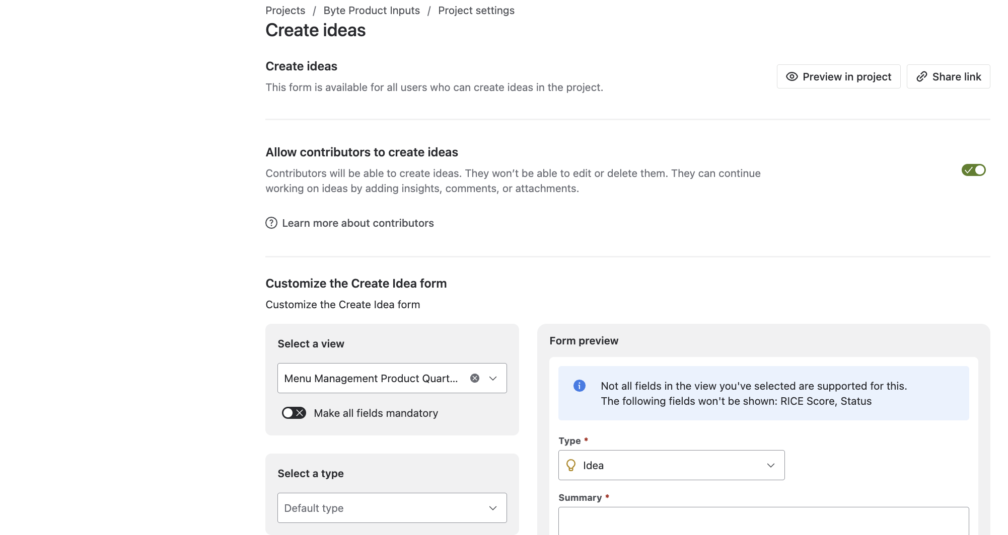 Solved: Contributors unable to add ideas inspite of turnin...