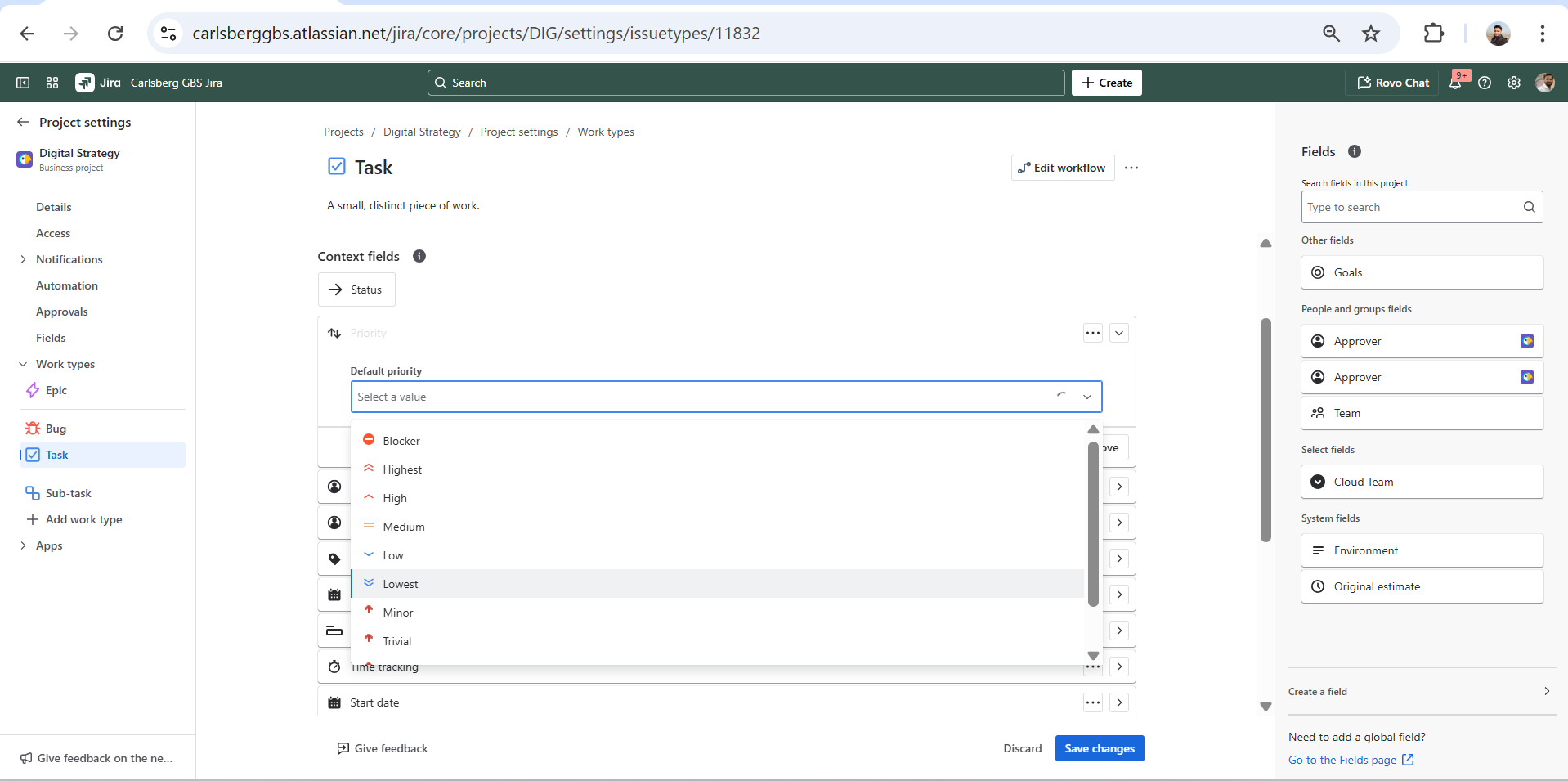 Solved: Standardize the priority types on Jira