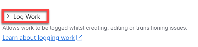 Log Work on transition screen now requires an extr...