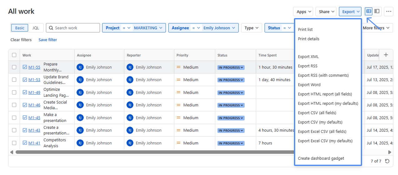 Top 5 Methods to Export Work Items in Jira