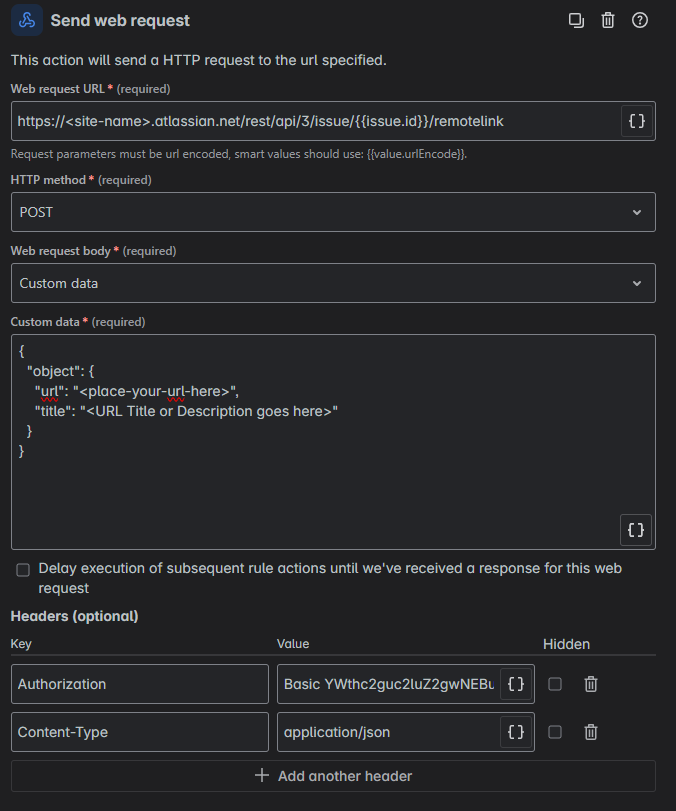Is it possible to add by default specific URL to a...