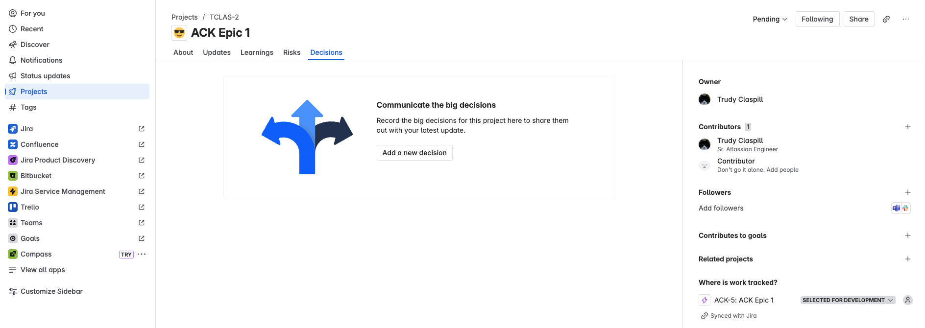 how can I list Epics from a company managed projec...