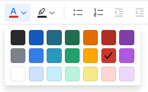 The default text color is too limited. I want to u...