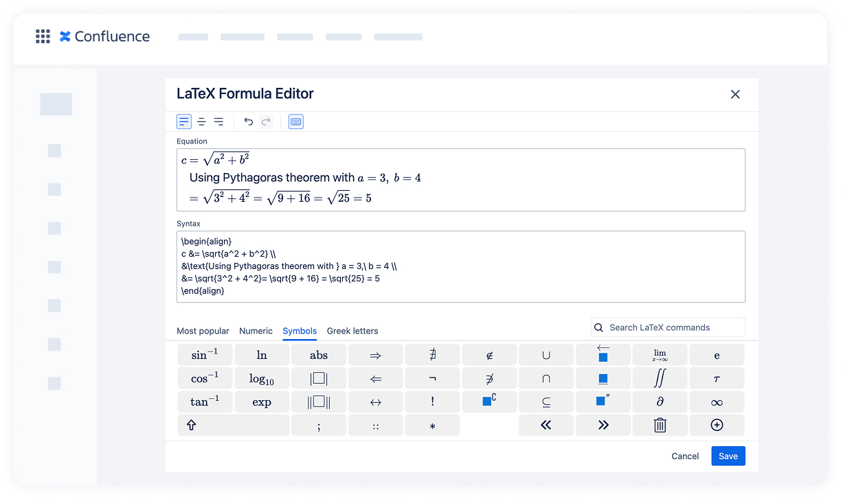 How To Align Multi-line Equations In Confluence Us
