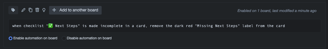 Solved: Bug with "Checklist made incomplete" rule?