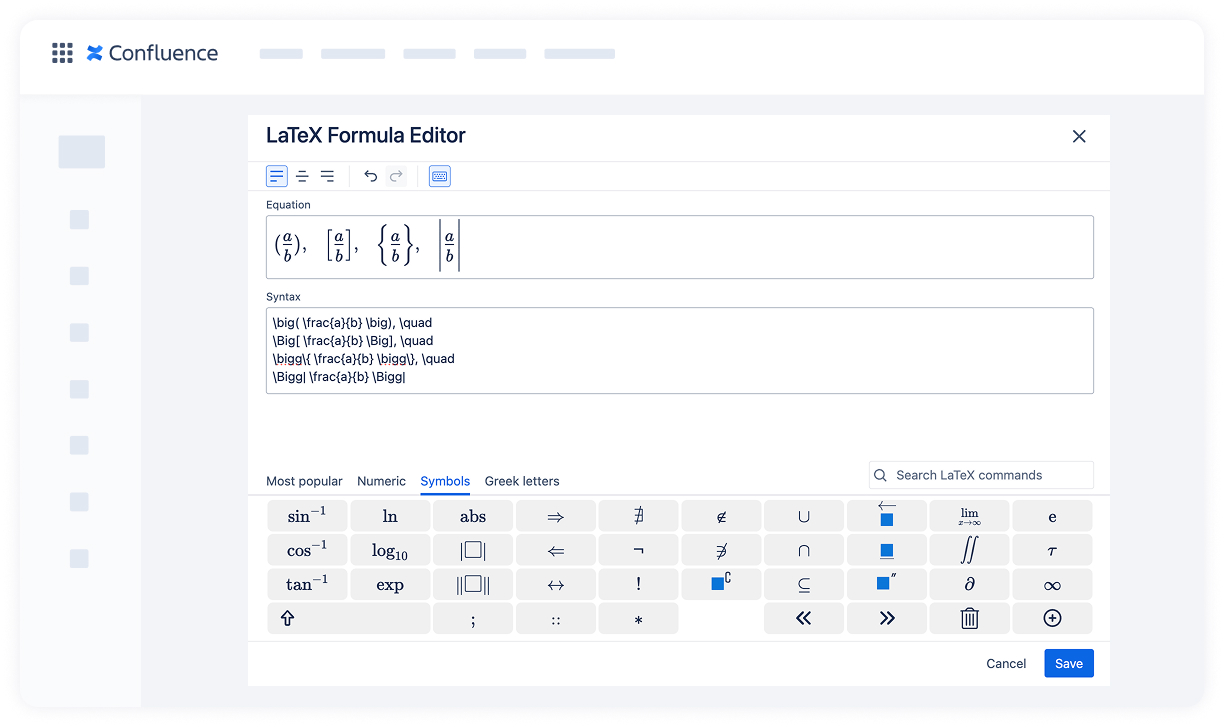 How to Format and Scale Brackets and Absolute Valu... - Atlassian Community