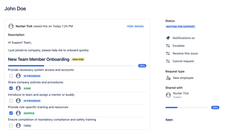 How to Let Your JSM Clients Collaborate on Checkli... - Atlassian Community