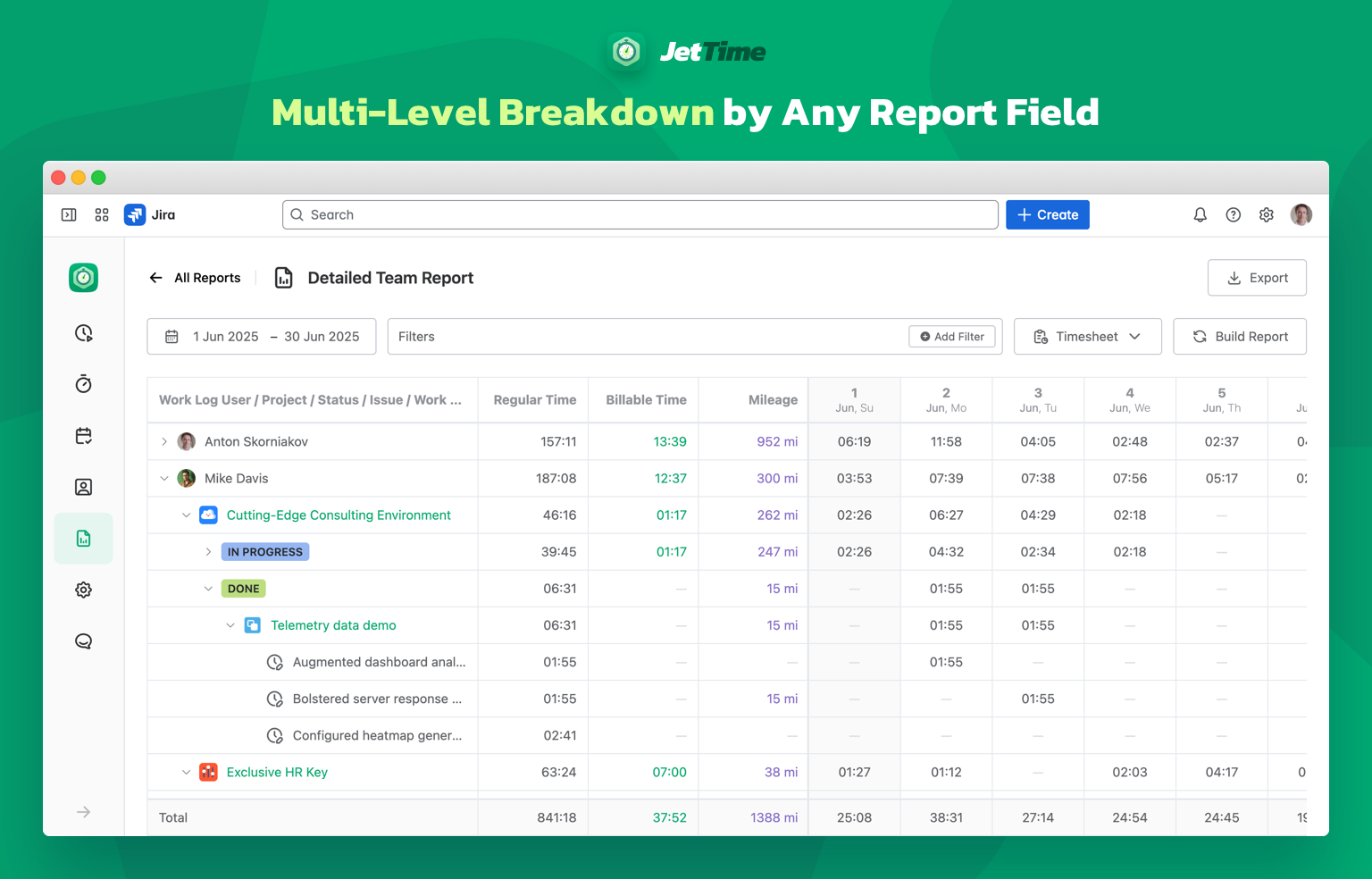 How to Create a Log Report for Logged Hours Upon C...