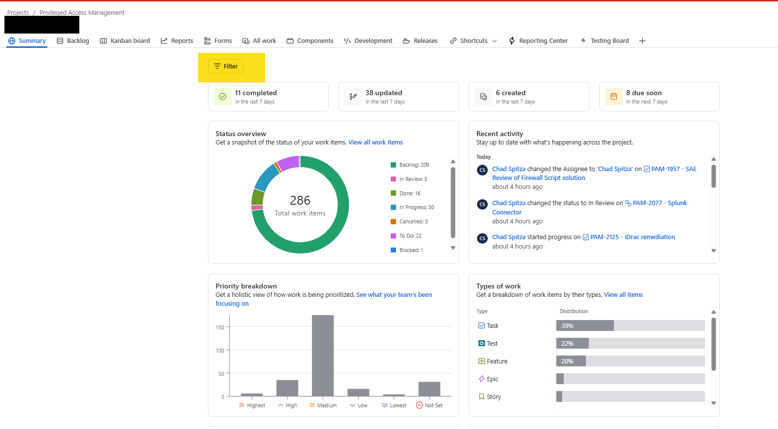 Introducing the summary view in Jira software projects