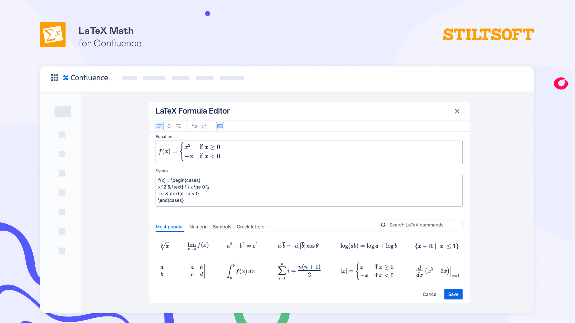 How To Format Piecewise Functions In Confluence Us Atlassian Community