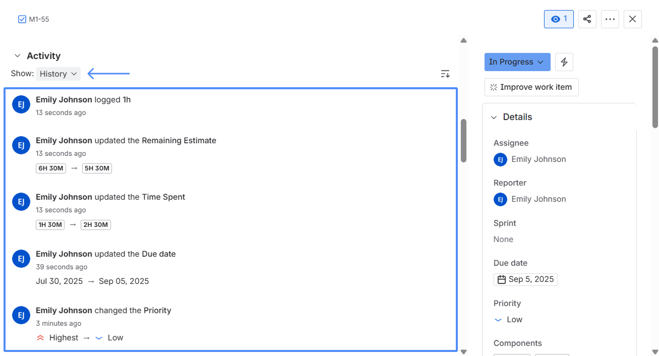 Jira Field Updates: Getting a Complete Change Report