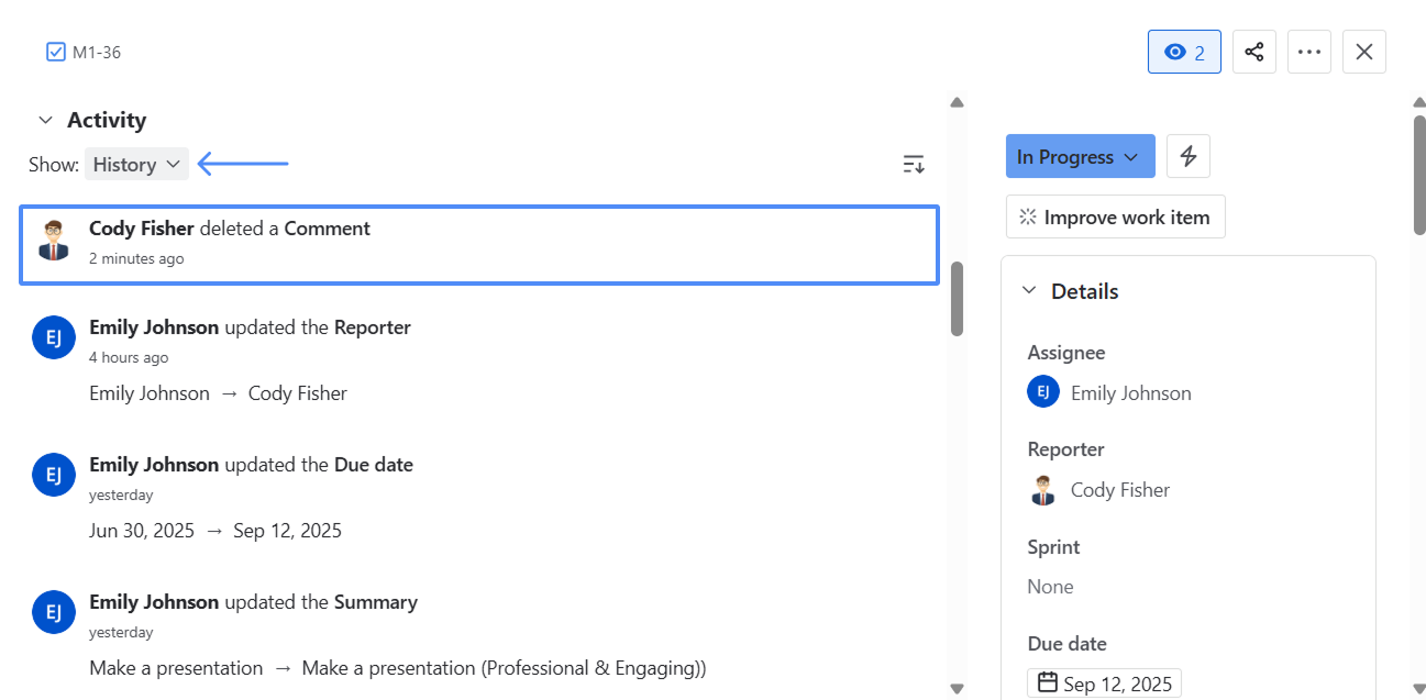 Jira Comment History: How to See Edits and Deletions