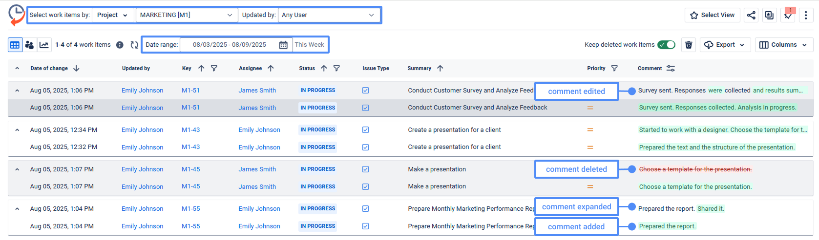 Jira Comment History: How to See Edits and Deletions