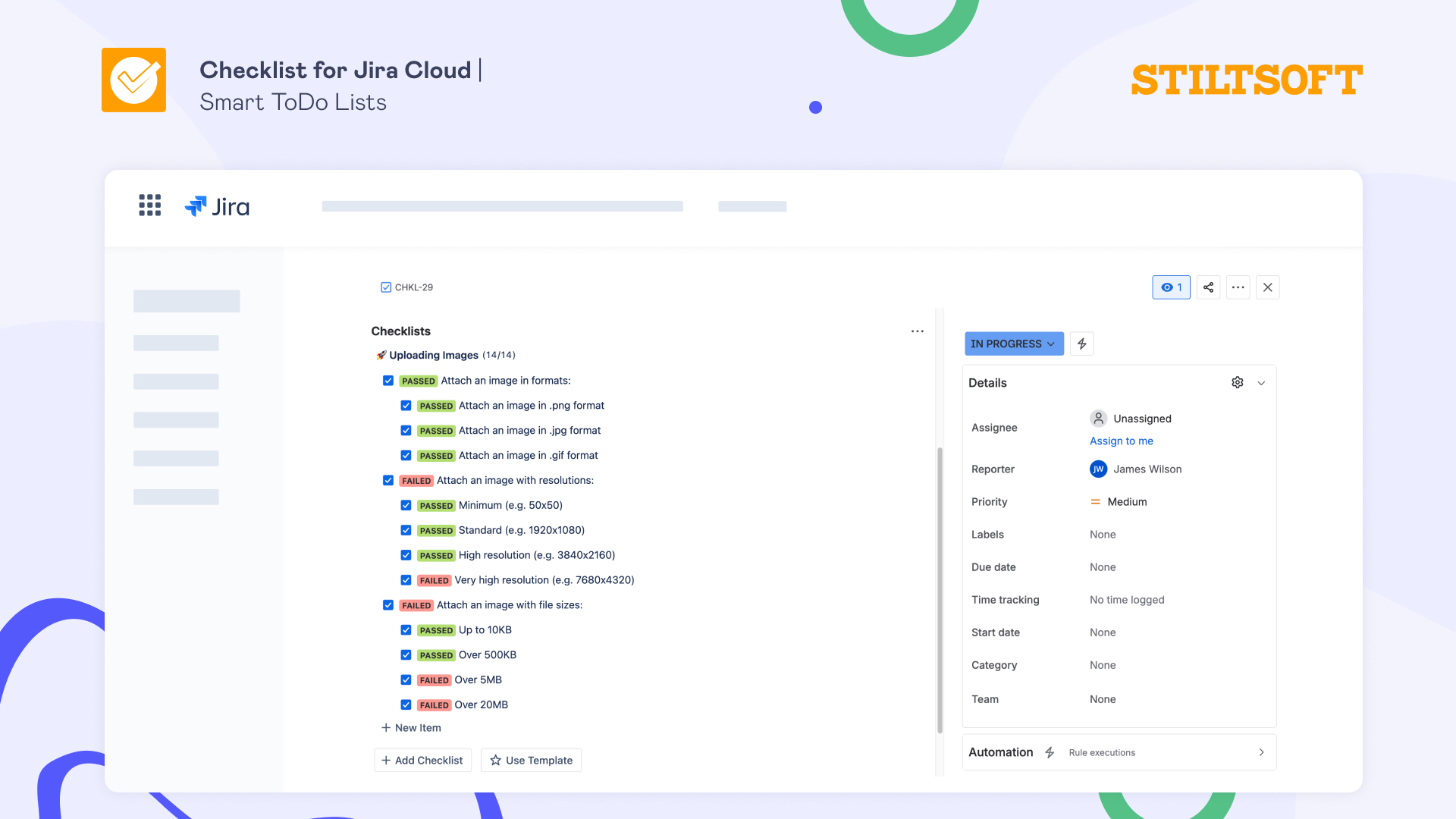 Using Checklists For Qa Testing In Jira Atlassian Community 3040