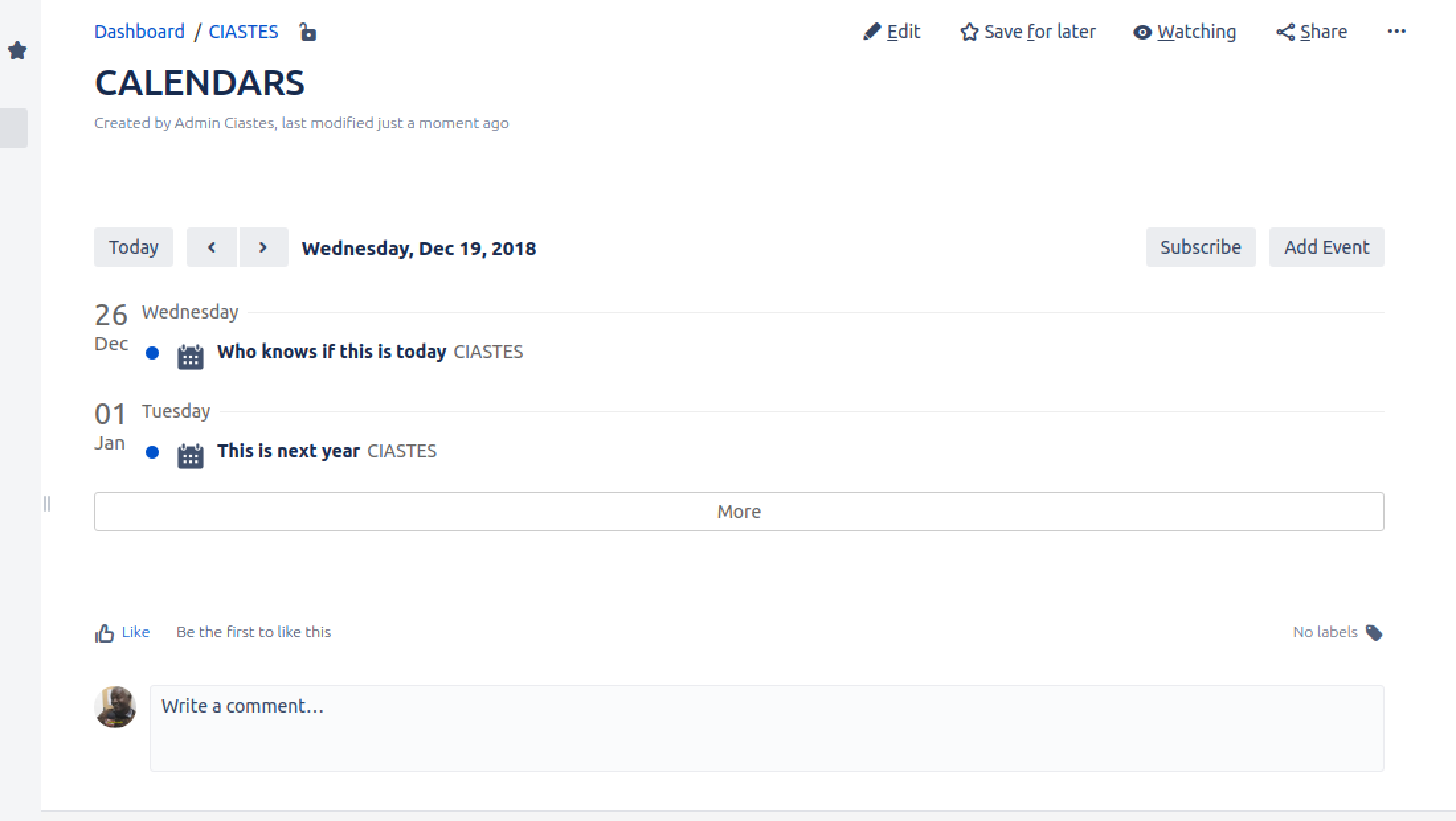 How to pull from a calendar?
