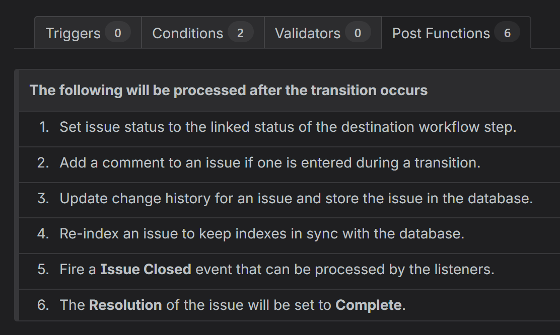 Transition post-function order in the the new work...