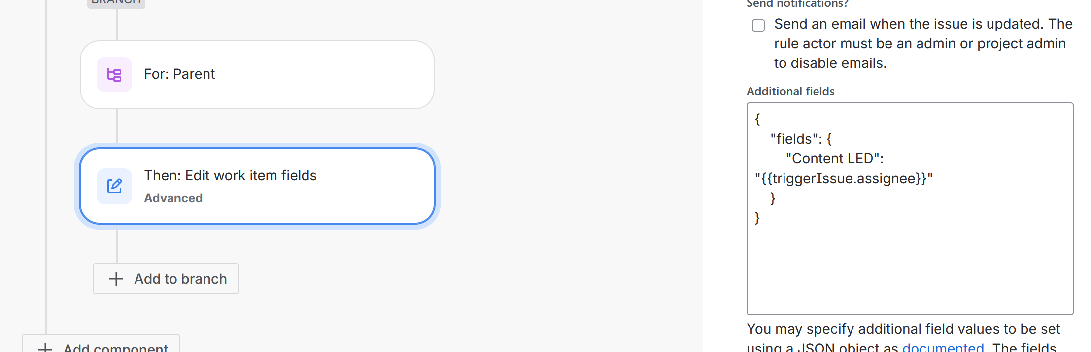 Solved: JSON in Jira Automation for Custom User Field = As...
