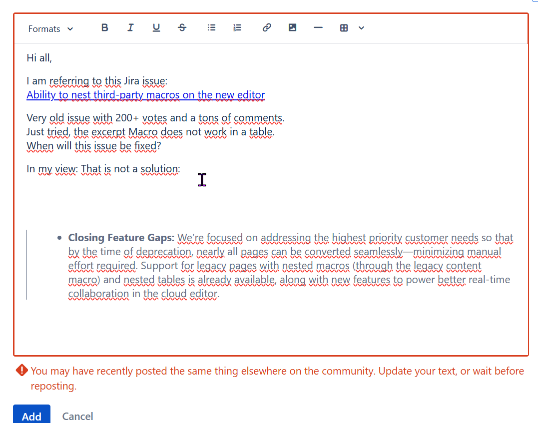 The Legacy Editor is being deprecated in Confluenc... - Atlassian Community