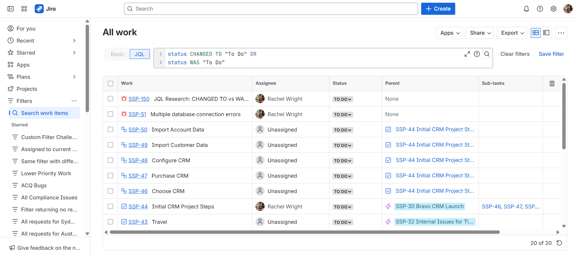 Jira Image of the Day: Changed vs Was JQL Search - Atlassian Community