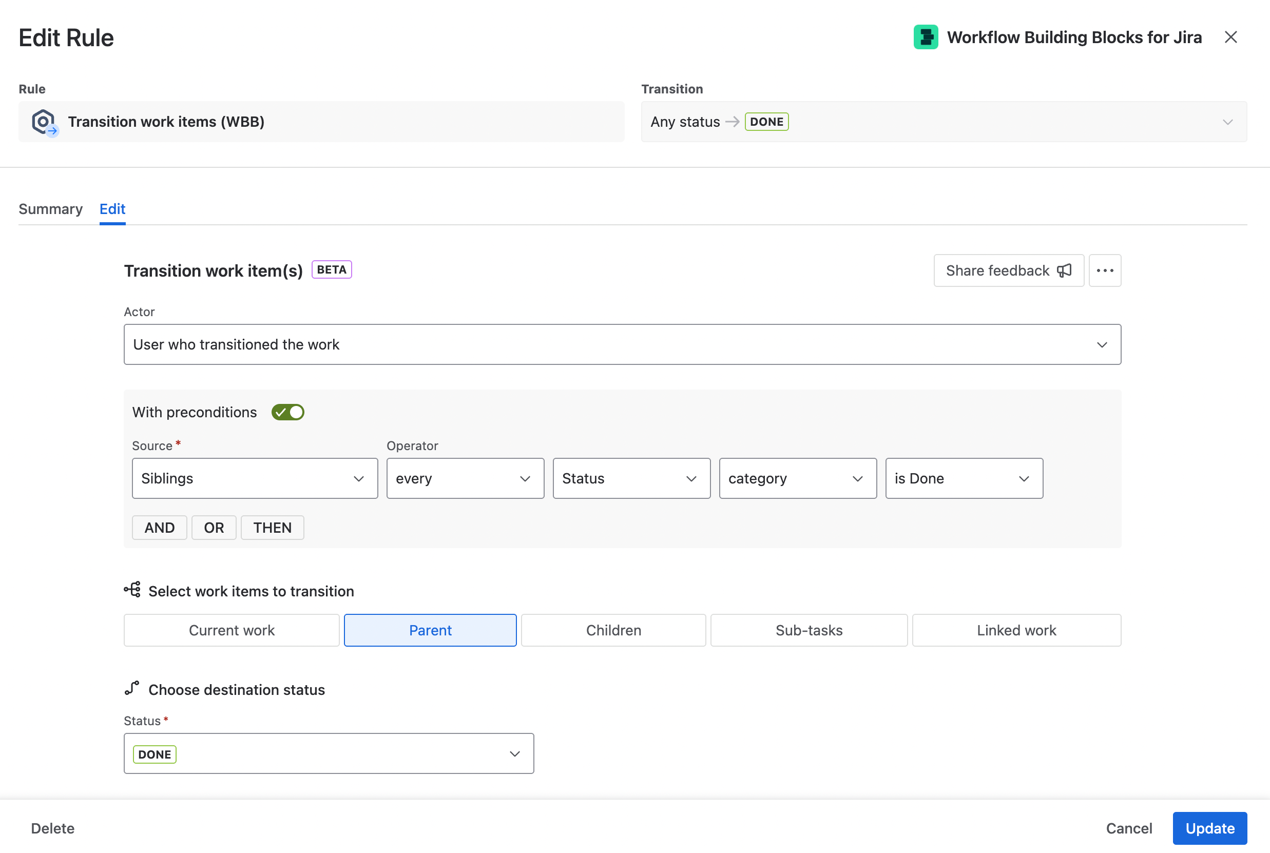 🚀 Automatically change the status of linked issue... - Atlassian Community