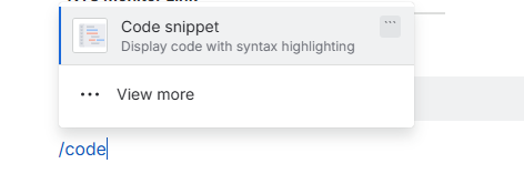 Using Code Snippets in Confluence - Atlassian Community