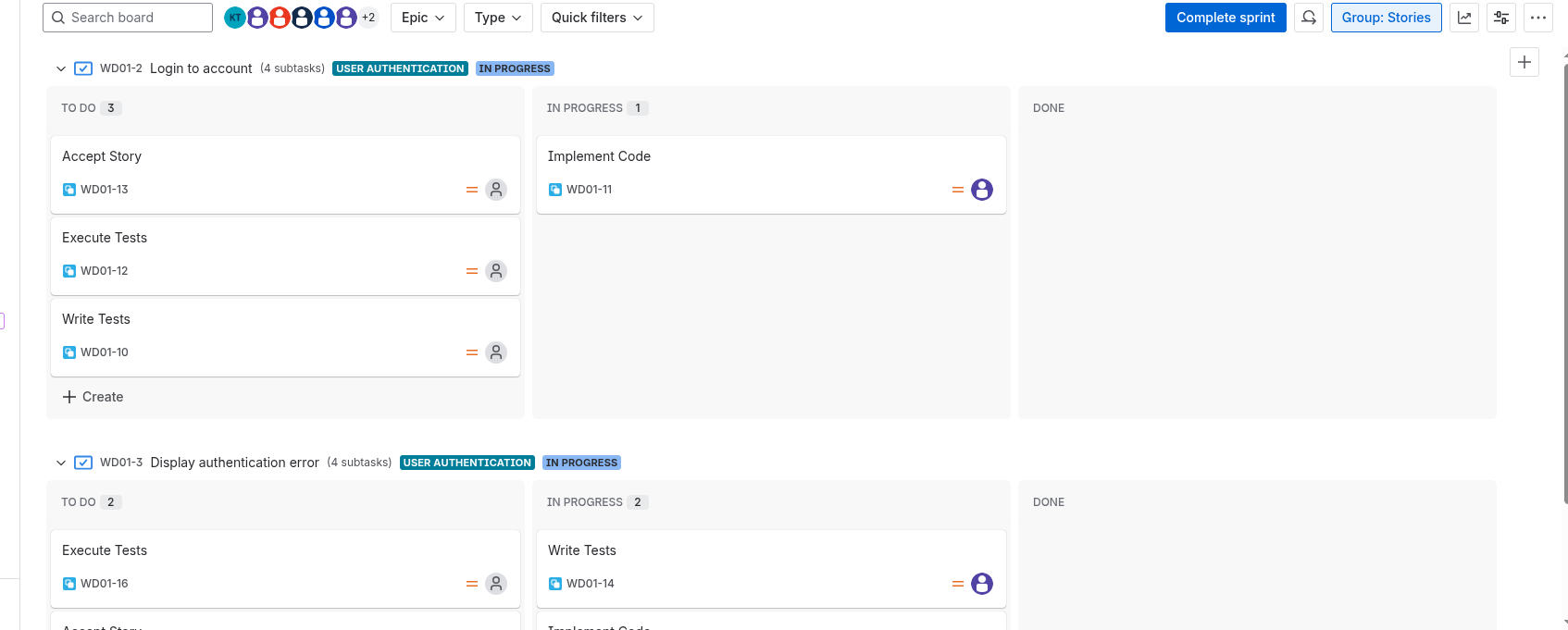 How to configure a Scrum Alliance Scrum Board
