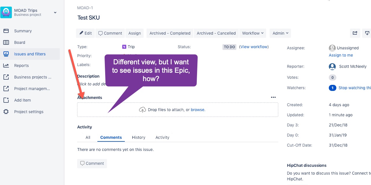 Solved: Epic detail page no longer lists tasks/stories in ...