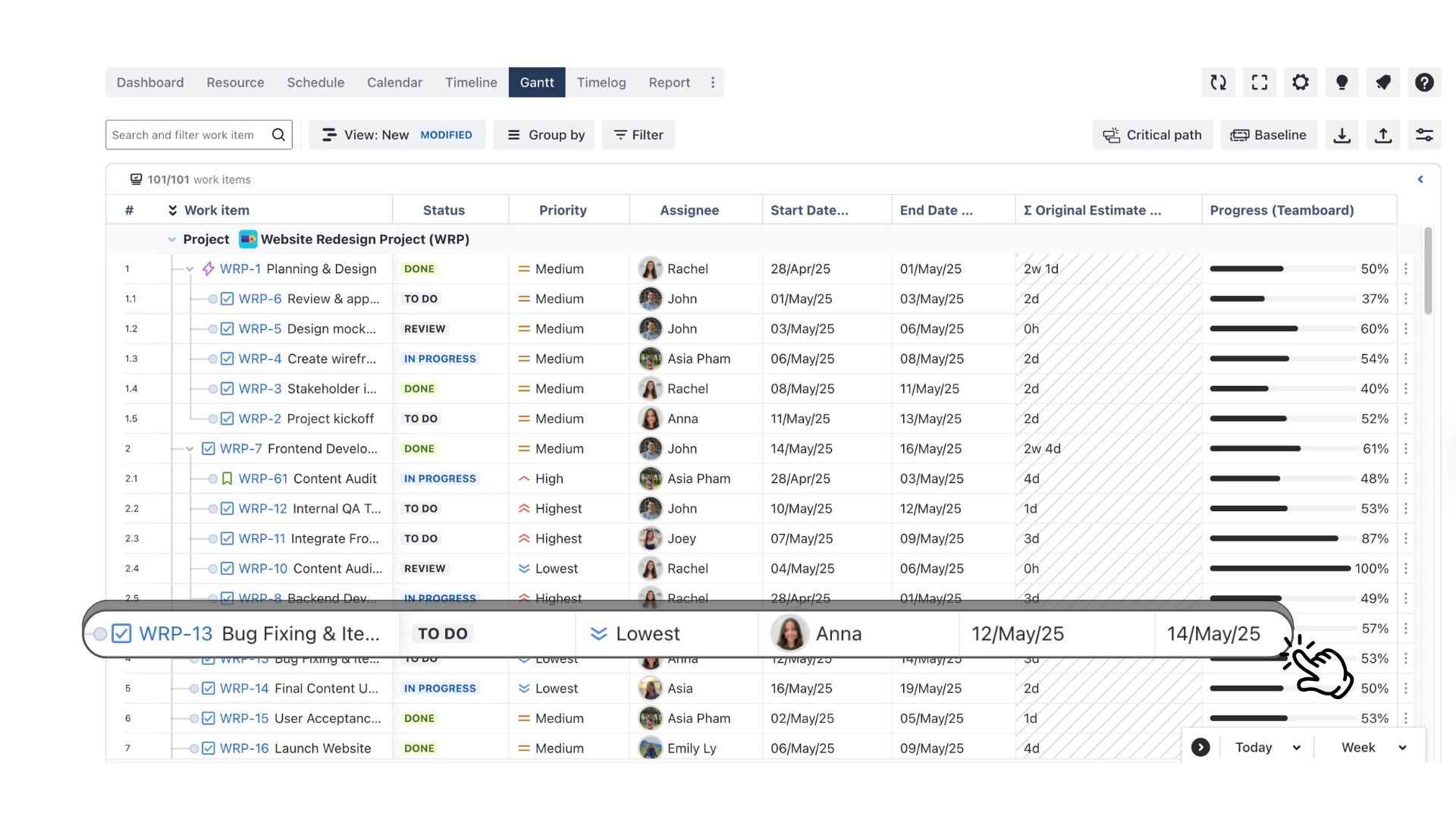 How to Use ProScheduler Gantt Charts as a Native J... - Atlassian Community