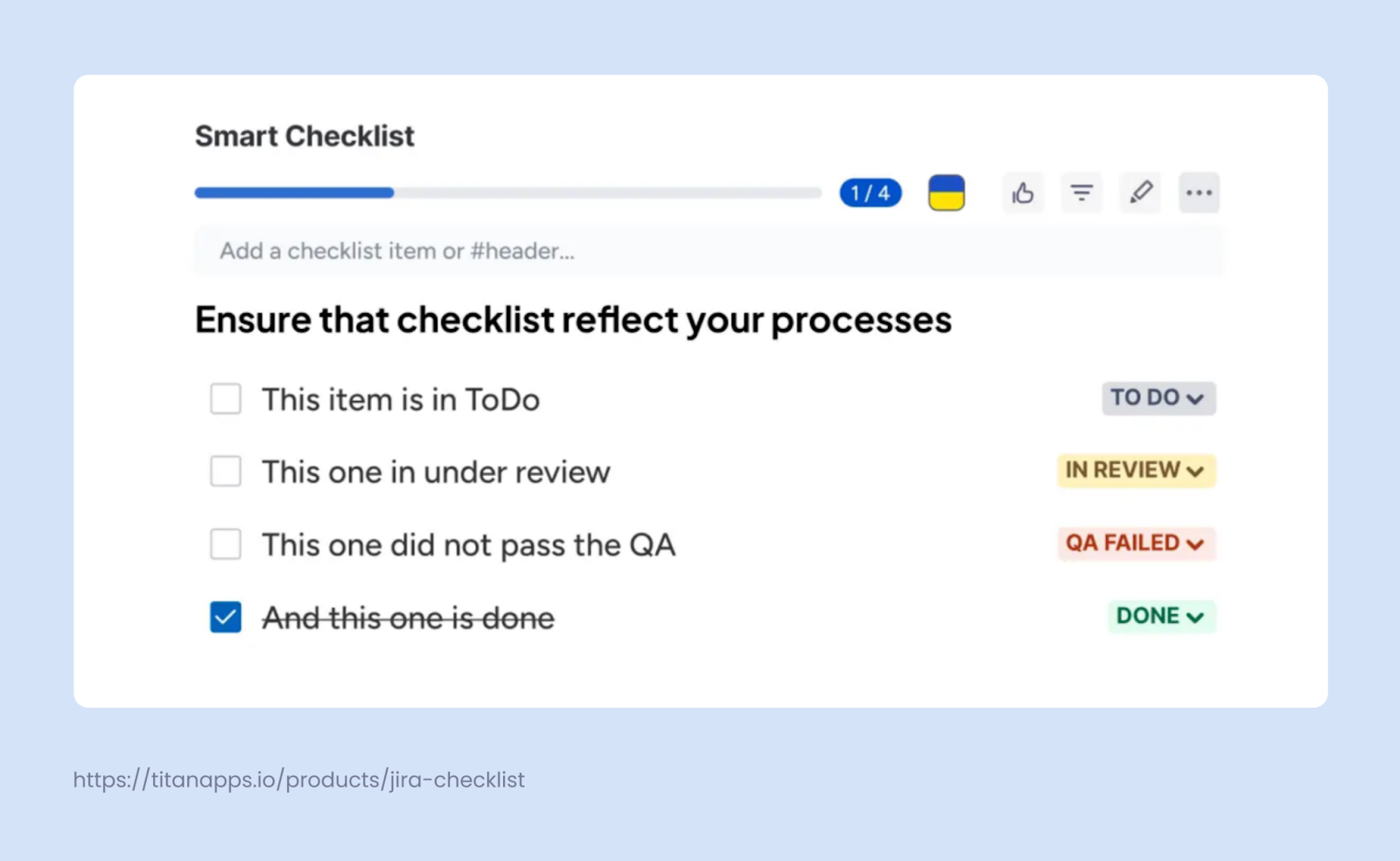 How to Add a Checklist to a Jira Issue (Work Item)... - Atlassian Community