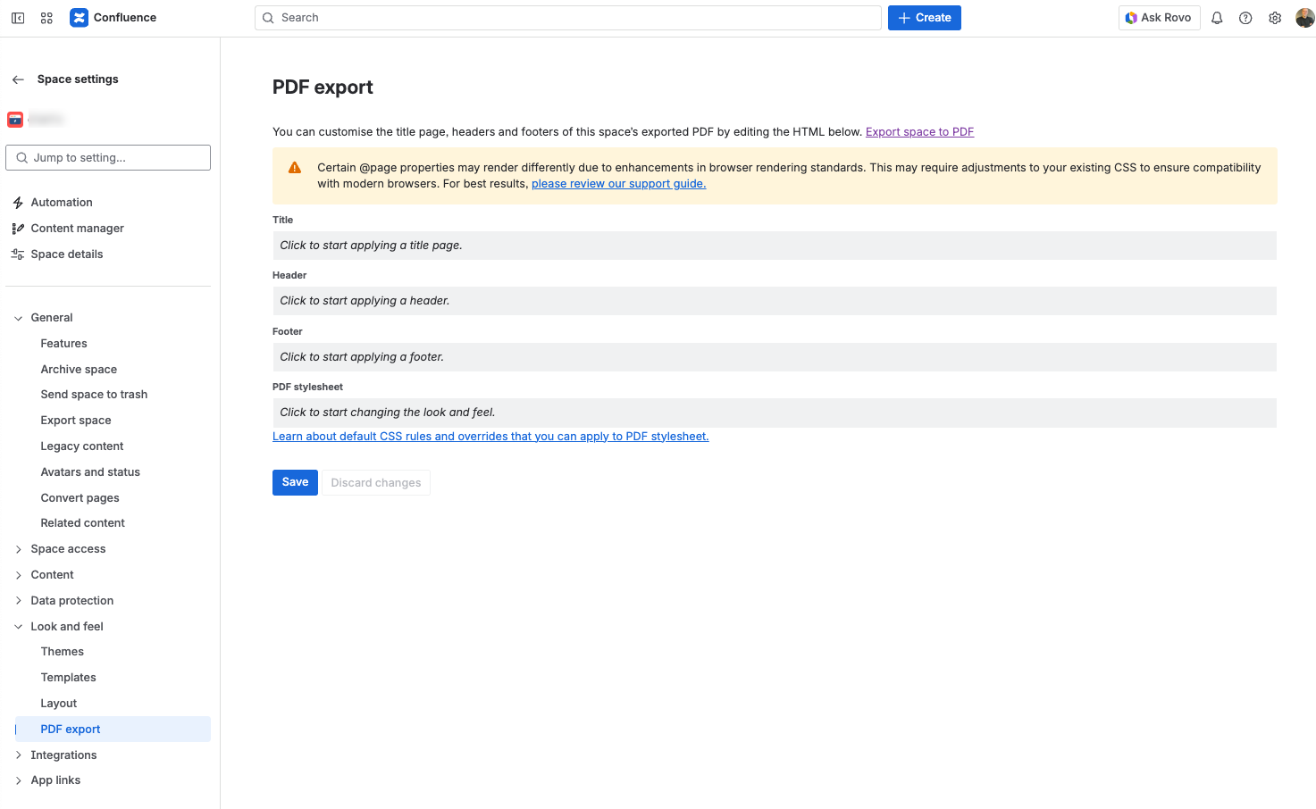 Is there a way to add the Page title to the Header...