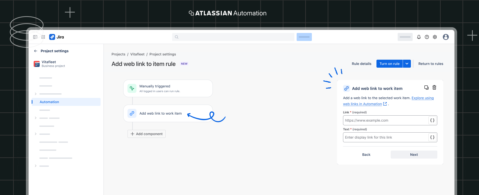 Introducing a New Automation Action - Add Web Link... - Atlassian Community