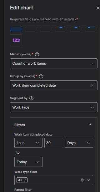 Dashboard Widget - Data Markers