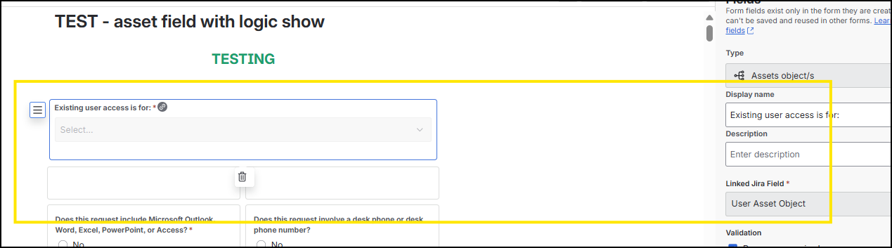 Advanced Conditional Operators in JSM Forms - Atlassian Community