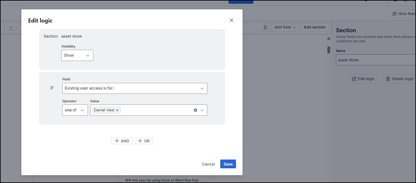 Advanced Conditional Operators in JSM Forms - Atlassian Community