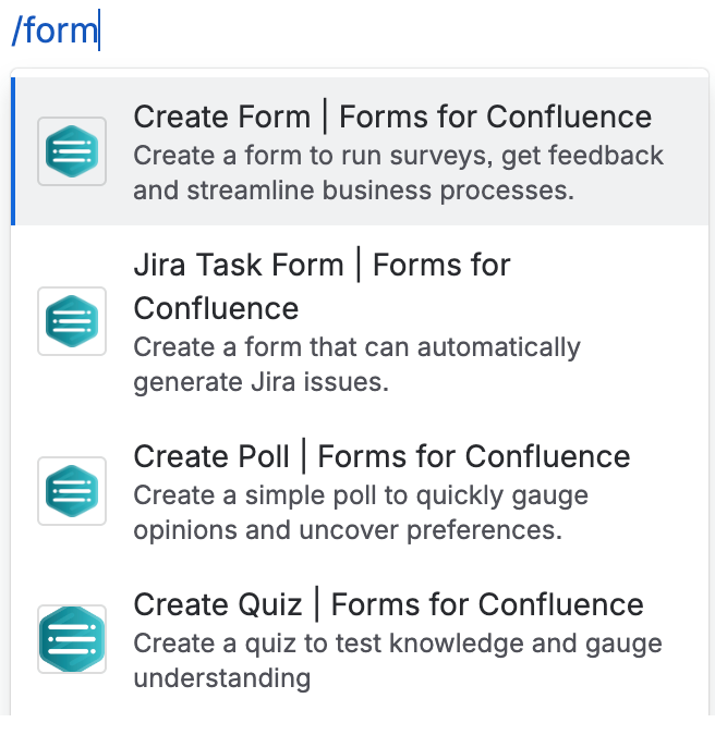 How to create forms and surveys in Confluence Clou... - Atlassian Community