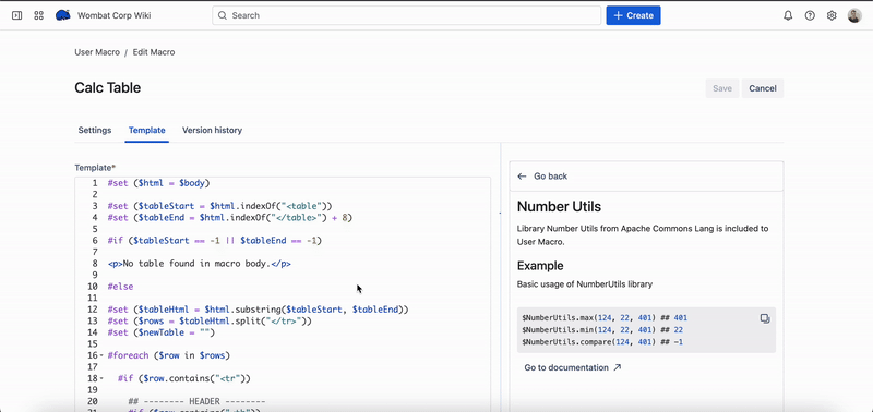Solved: How to calculate values in Confluence tables based...