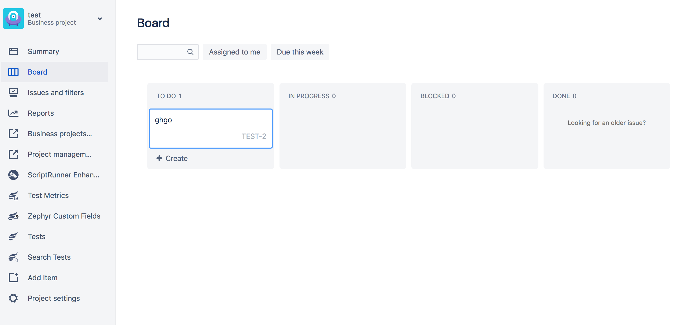 Solved: how to add a blocked column on business projects