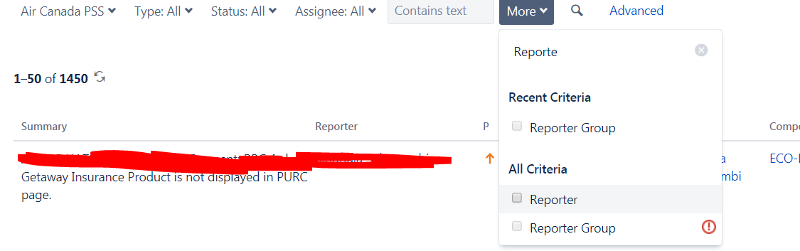 Solved: Not able to select custom field in the filter - Fi...