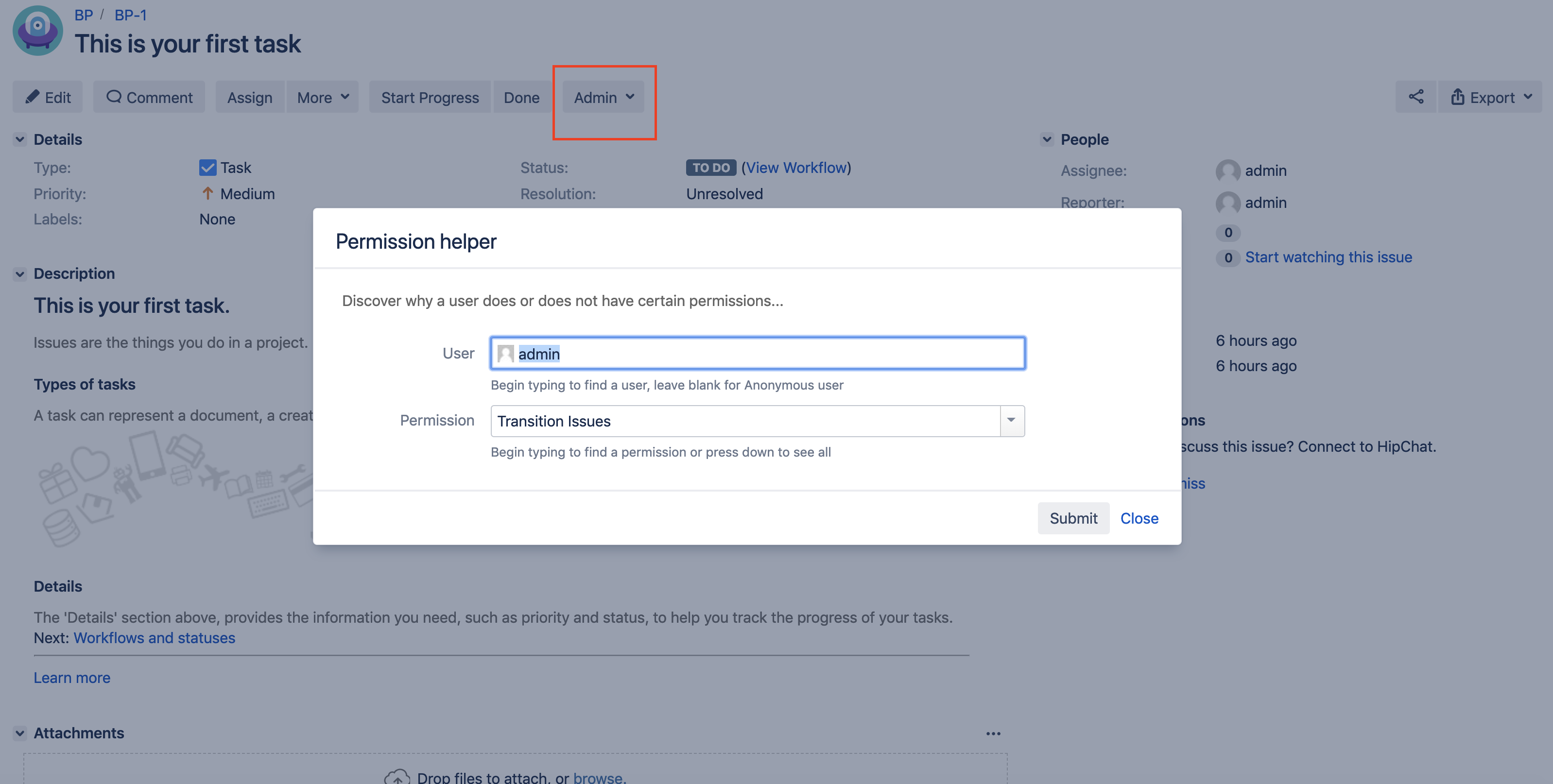 unable to change the workflow status