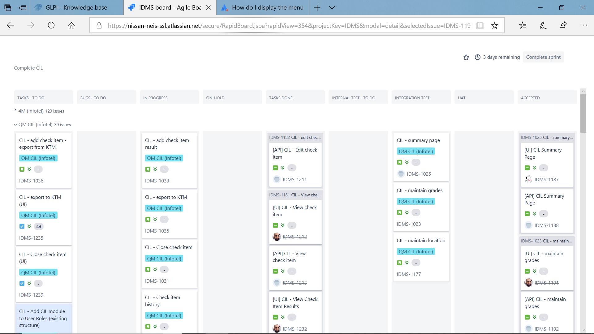 How do I display the menu bar in my browser - does...